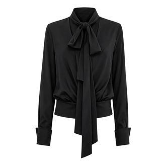 Sportmax Femme, Blouses et Chemises, Noir, Taille: 34 FR Chemise Body Moretto