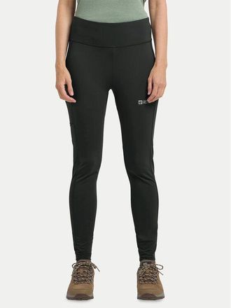 Jack Wolfskin Leggings Klintal 1508901 Schwarz Slim Fit