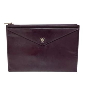 Givenchy Pre-owned Leder Umschlagtasche - - Pre-owned - Damen - Lila - ONE SIZE
