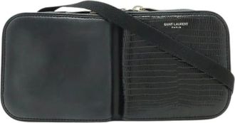 Saint Laurent Sac bandouli&egrave;re en cuir Pre-owned 712569 - Femme - Pre-owned - Noir - Taille: ONE Size