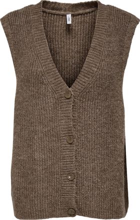 Only Onljane Sl V-Neck Button Vest Knt Nca