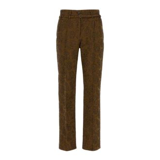 Dries Van Noten Pantalone - Femme - Pantalons - Brun - Taille: 40 FR