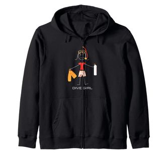 Whyitsme Design Lustige Frauen Taucher, M&auml;dchen Tauchen Geschenke Kapuzenjacke