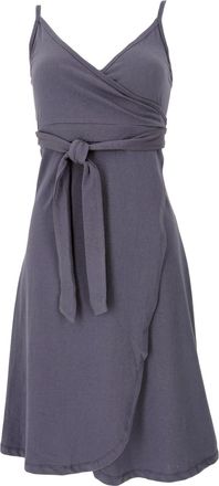 Guru Shop Minikleid aus Bio-Baumwolle, Wickelkleid, Sommerkleid - Helles Violett, Damen, Size:M