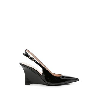 Stuart Weitzman Femme, Chaussures, Noir, Taille: 38 1/2 EU Vinnie 50 Slingback