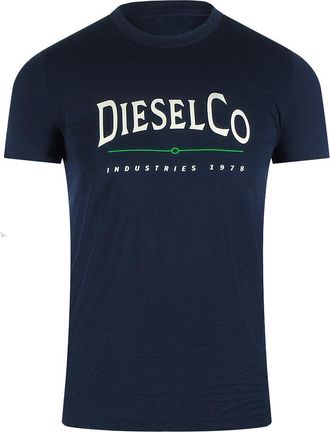 Diesel Industries T-Shirt f&uuml;r Herren, Premium-Baumwolle (Dunkles Marineblau)