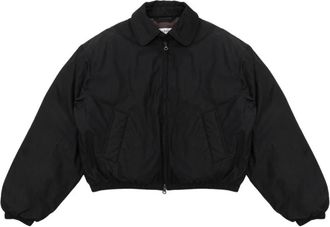 Our Legacy Cropped Avenue Puffa - Femme - Vestes - Noir - Taille: 40 FR