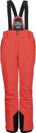 Killtec Damen Funktionshose/Skihose mit abnehmbaren Trägern, Kantenschutz und Schneefang - KSW 249 WMN SKI PNTS, neon-Coral, 44, 37559-000