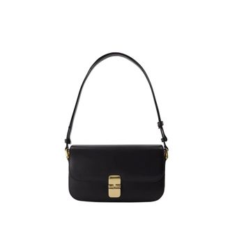 A.P.C. A.p.c., Femme, Sacs, Noir, Taille: ONE Size Grace Baguette