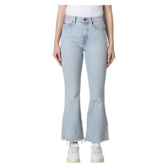 Polo Ralph Lauren Cropped Schlagjeans - - Jeans - Damen - Blau - W30