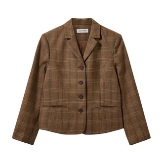 Sofie Schnoor Femme, Vestes, Brun, Taille: 38 FR Poppy Checked Blazer