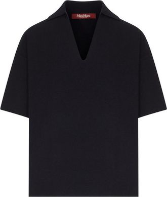 Max Mara Rundhalspullover - Schwarz