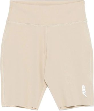 Autry Femme, Shorts, Beige, Taille: 42 FR Biker Shorts