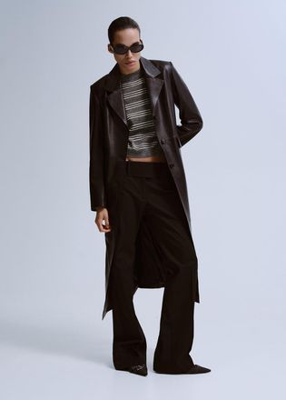 Mango Pull-over en maille &agrave; rayures gris chin&eacute; moyen - Femme - XXS - MANGO