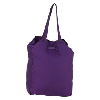 Gucci Pre-owned Nylon Tote Bag - - Pre-owned - Damen - Lila - ONE SIZE