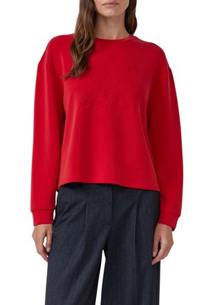 s.Oliver Scuba-Sweatshirt im Relaxed Fit mit Pr&auml;gung