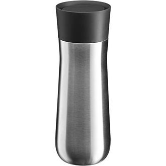 WMF Impulse Gobelet isotherme 350 ml avec fermeture automatique, ouverture &agrave; 360 &deg;, garde les boissons chaudes pendant 8h / 12h froides, argent&eacute;