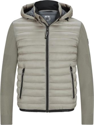 Milestone Hybridjacke mit gestepptem Futter - - Jackets - Herren - Beige - M