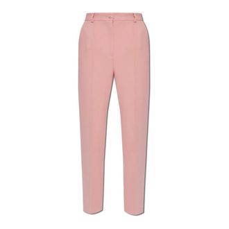 Dolce & Gabbana Cuffed Hosen - - Trousers - Damen - Rosa - XS