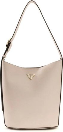 Guess Femme, Sacs, Beige, Taille: ONE Size Meridian II Bucket Bag Set