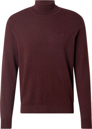 Bugatti Homme, Pulls, Brun, Taille: XL Pull &agrave; col roul&eacute; en coton et cachemire