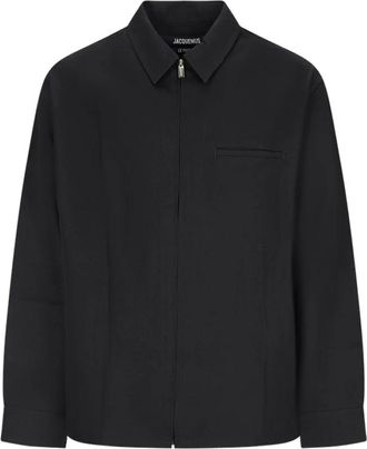 Jacquemus Homme, Vestes, Noir, Taille: L La Chemise Mecano