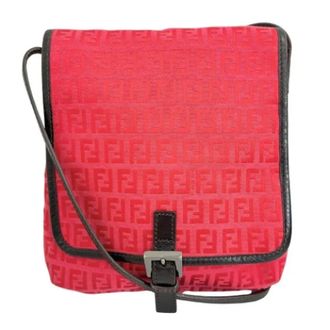 Fendi Pre-owned Canvas schultertasche - - Pre-owned - Damen - Rosa - ONE SIZE