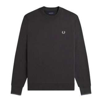 Fred Perry SweaT-shirt &agrave; col rond - Homme - Sweatshirts et sweats &agrave; capuche - Bleu - Taille: L