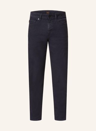 HUGO BOSS Cordhose Delaware Slim Fit blau