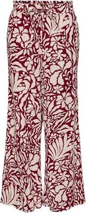 Only Pull-up Pant Onlkaleen Life Hw Pantalon de surv&ecirc;tement WVN, Red Dahlia, L / 32L Femmes