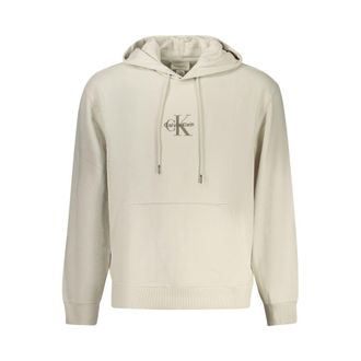 Calvin Klein Beiger Baumwoll-Hoodie f&uuml;r Herren