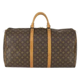 Louis Vuitton unisex, Pre-owned, Brun, Taille: ONE Size Sac Week-end en Toile Pre-owned