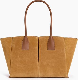 Le Tanneur Grand sac cabas Elena en refente de velours