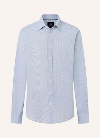 Hackett Freizeithemd Mini Geo Print blau