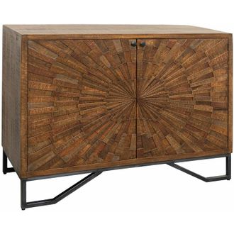 Massivmoebel24 Kommode Mango 107x46x86 braun lackiert stilm&ouml;bel 115