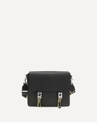 Fendi Flow Mess medium Roman leather Crossbody Bag Male UNI