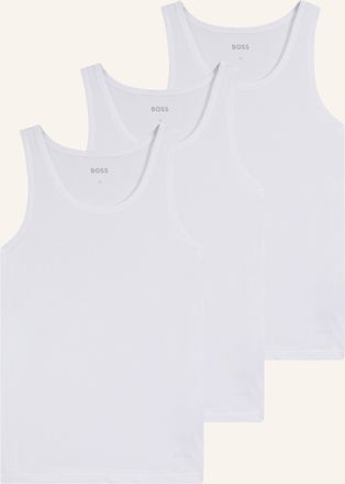 HUGO BOSS 3er-Pack Unterhemden weiss