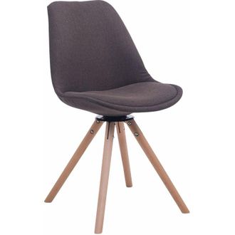 Clp H&ocirc;pital dh&ocirc;pital Grebbing Chaise rond Gris Dark Tissu, Nature
