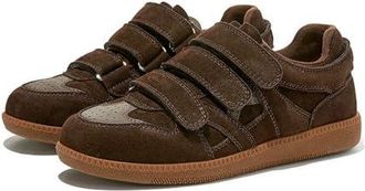 Generic NYSBH Baskets plates pour femme - Grande taille - Antid&eacute;rapantes - Avec bout inclin&eacute;, marron, 39.5 EU