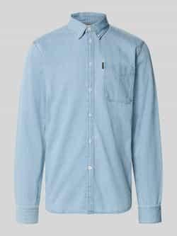 PME Legend Regular Fit Freizeithemd mit Brusttasche und Label-Detail