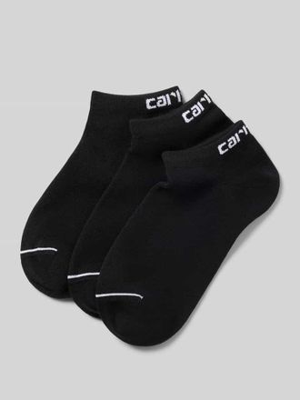Carhartt Work in Progress Sneakersocken mit Label-Detail im 3er-Pack