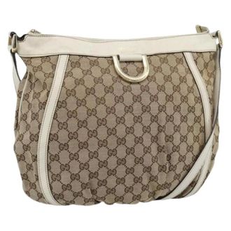 Gucci Sac bandouli&egrave;re vintage doccasion - Femme - Pre-owned - Beige - Taille: ONE Size