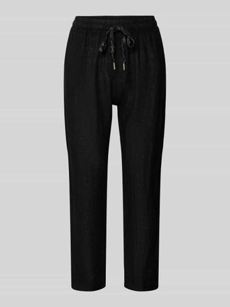 Zabaione Leinenhose mit elastischem Bund Modell Pa44uline