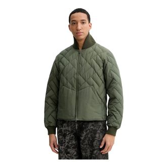 Kenzo Weave Quilted Jacket - - Jackets - Herren - Gr&uuml;n - XL