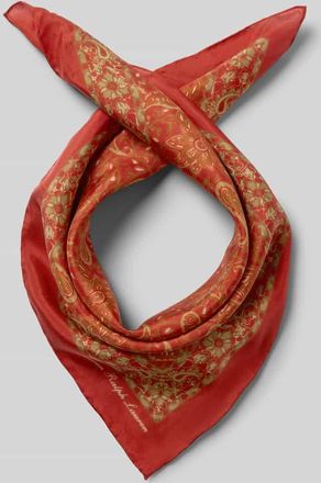 Lauren Ralph Lauren Seidenschal mit Label-Schriftzug