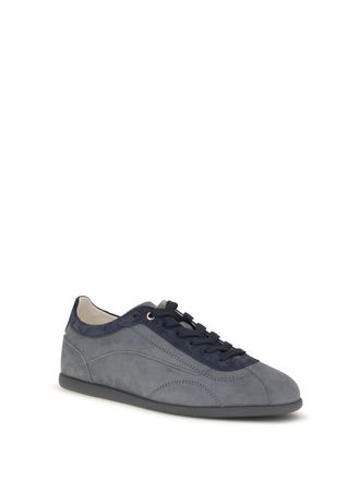 Brunello Cucinelli Nubuck and Suede Sneakers - Blue
