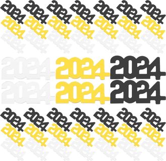 DOITOOL Bunte Party-konfetti Silvester Tischdeko PVC Festlich Luxuri&ouml;s f&uuml;r Neujahrsfeier DIY Bastelbedarf Scrapbook Geschenkbeutel Elegant und Praktisch