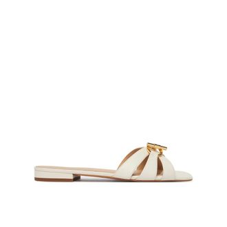 Ralph Lauren Femme, Chaussures, Beige, Taille: 37 EU Blaike Nappa Slide Sandal