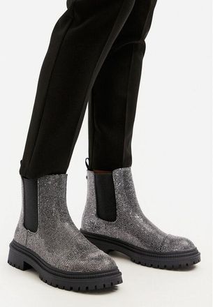 Steve Madden Klassische Stiefeletten Moonlit SM11003468 Silberfarben