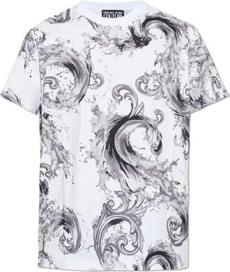 Versace Jeans Couture Homme, Tops, Gris, Taille: L Barocco Pattern T-Shirt